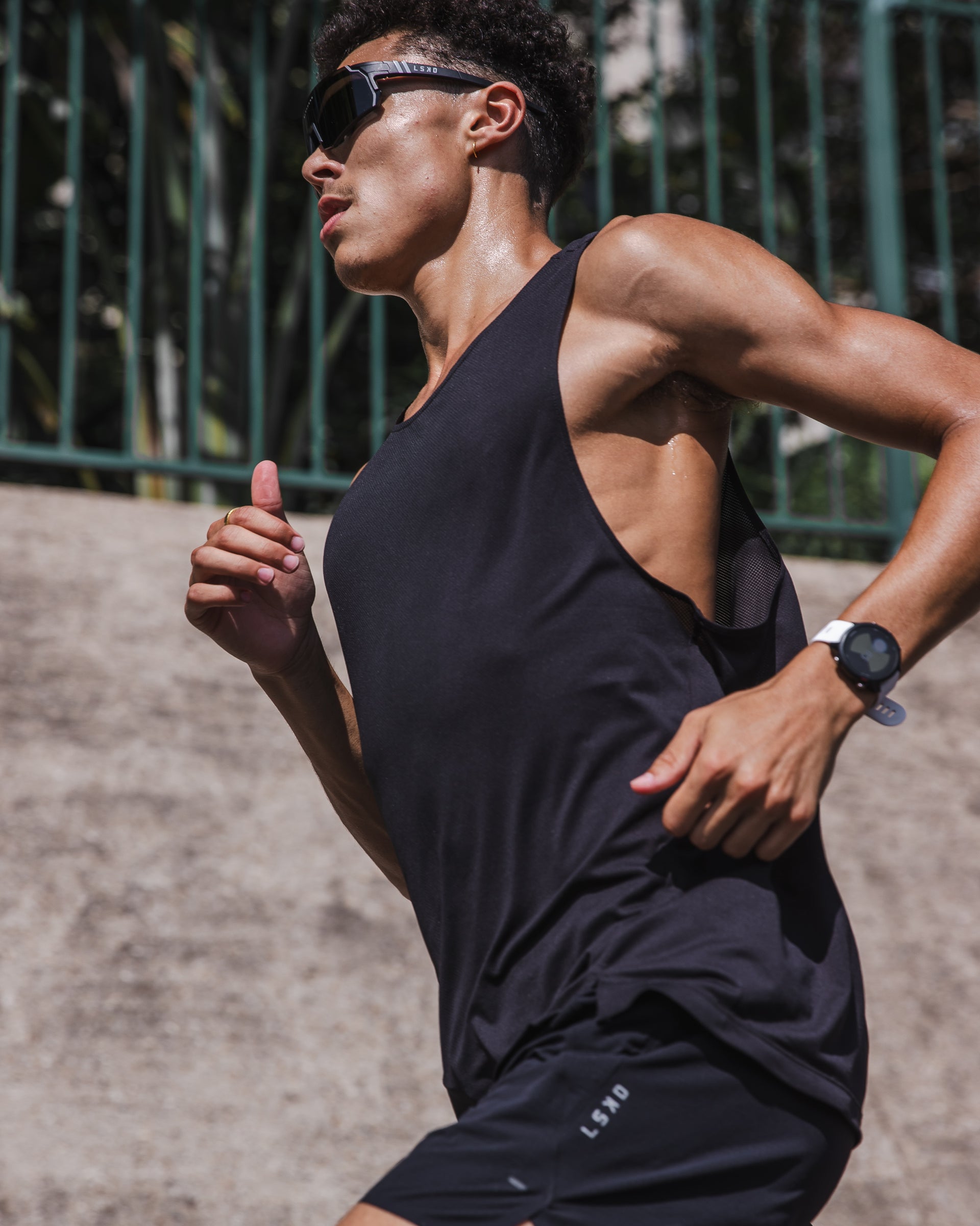 Pace Running Tank - Black | LSKD – LSKD US