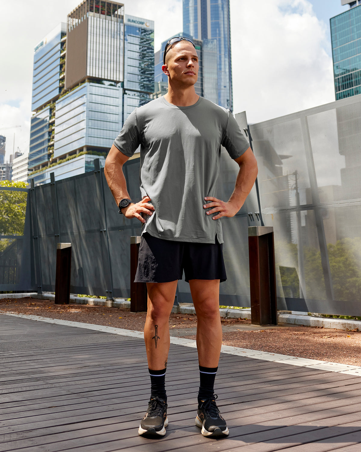 Pace Running Tee - Black | LSKD – LSKD US