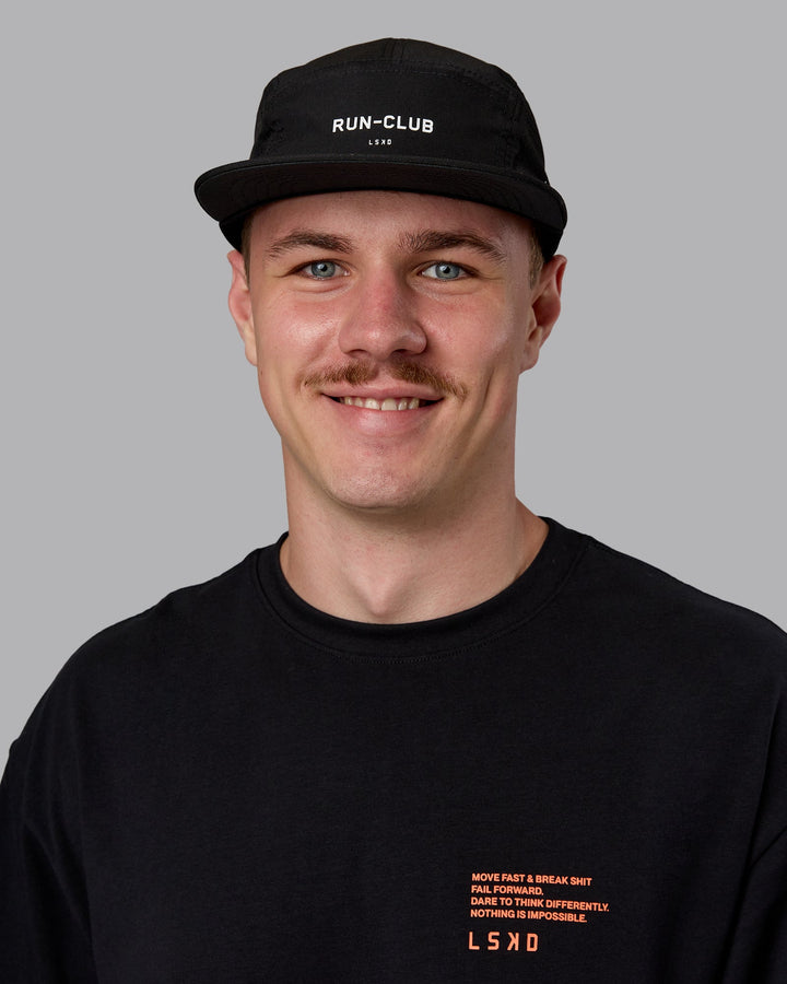 Dash Run Club Hat - Black-White | LSKD – LSKD US