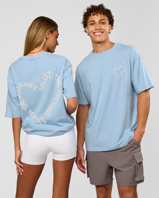 Love The Process FLXCotton Oversize Tee - Open Air-Off White | LSKD ...