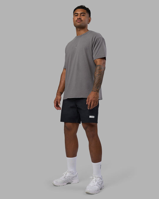 Base FLXCotton Tee Oversized - Storm Front Wash | LSKD – LSKD US