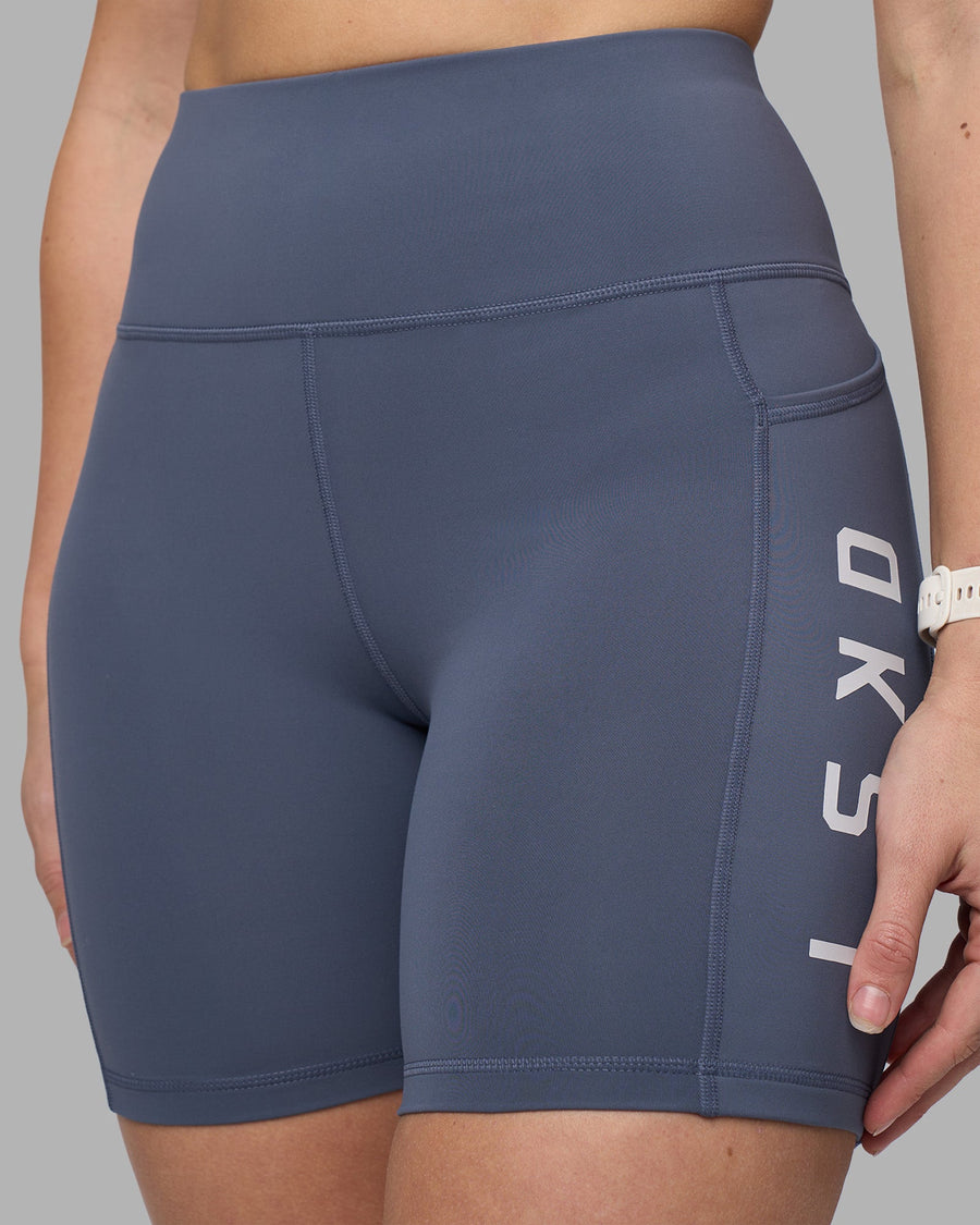 Rep Ultra High-Rise 6" Short Pockets - Night Shadow-White | LSKD – LSKD US