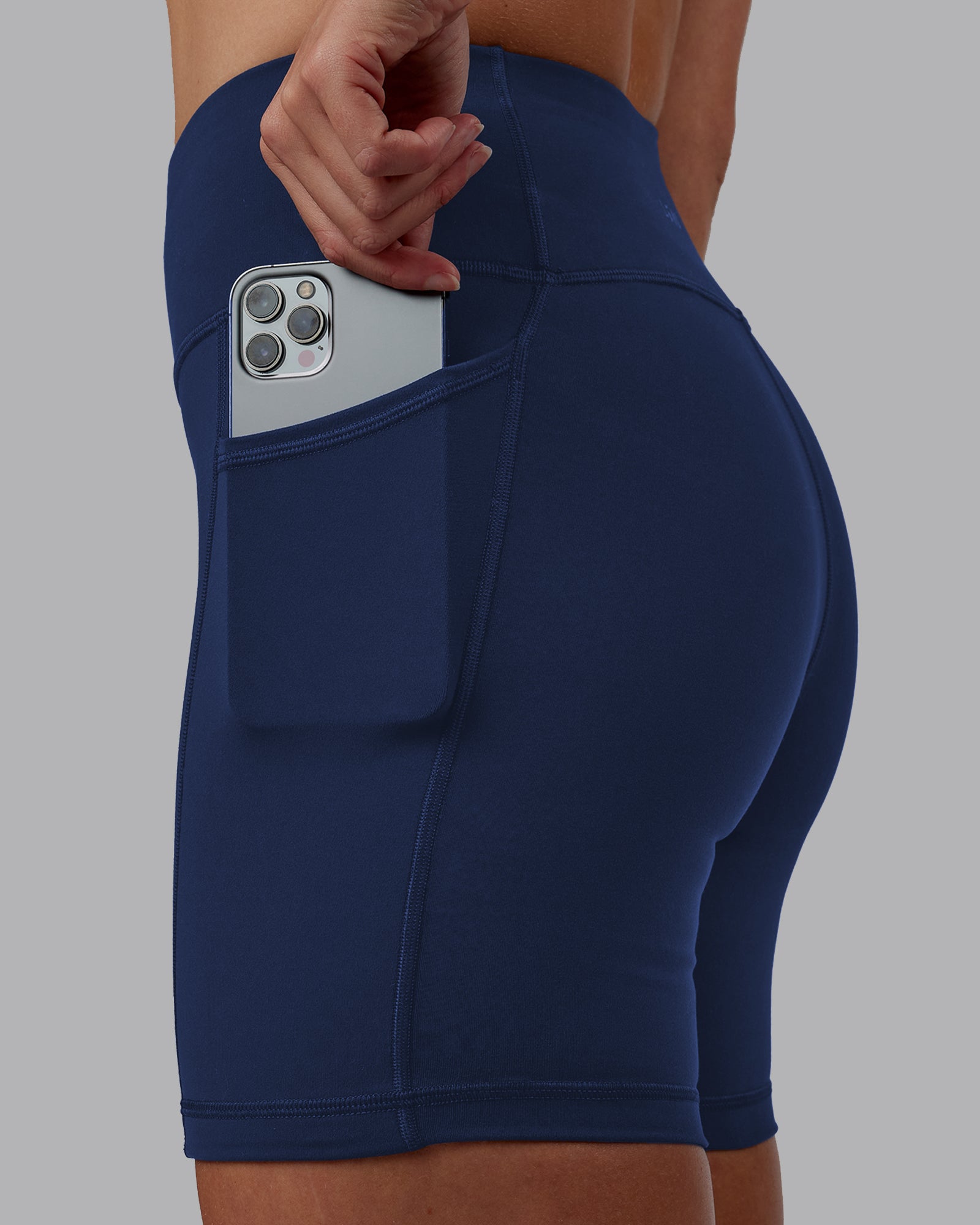 Rep Ultra High-Rise 6" Mid Bike Short Pockets No Logo - Future Navy ...