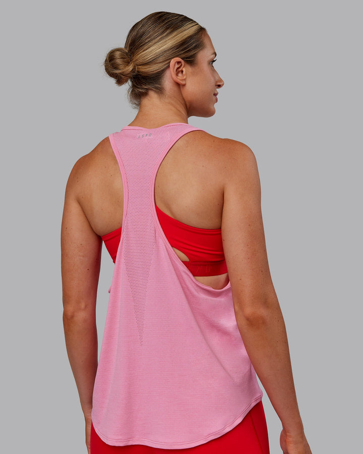 Womens AeroFLX+ Drop Armhole Seamless Tank - Candy Pink | LSKD – LSKD US