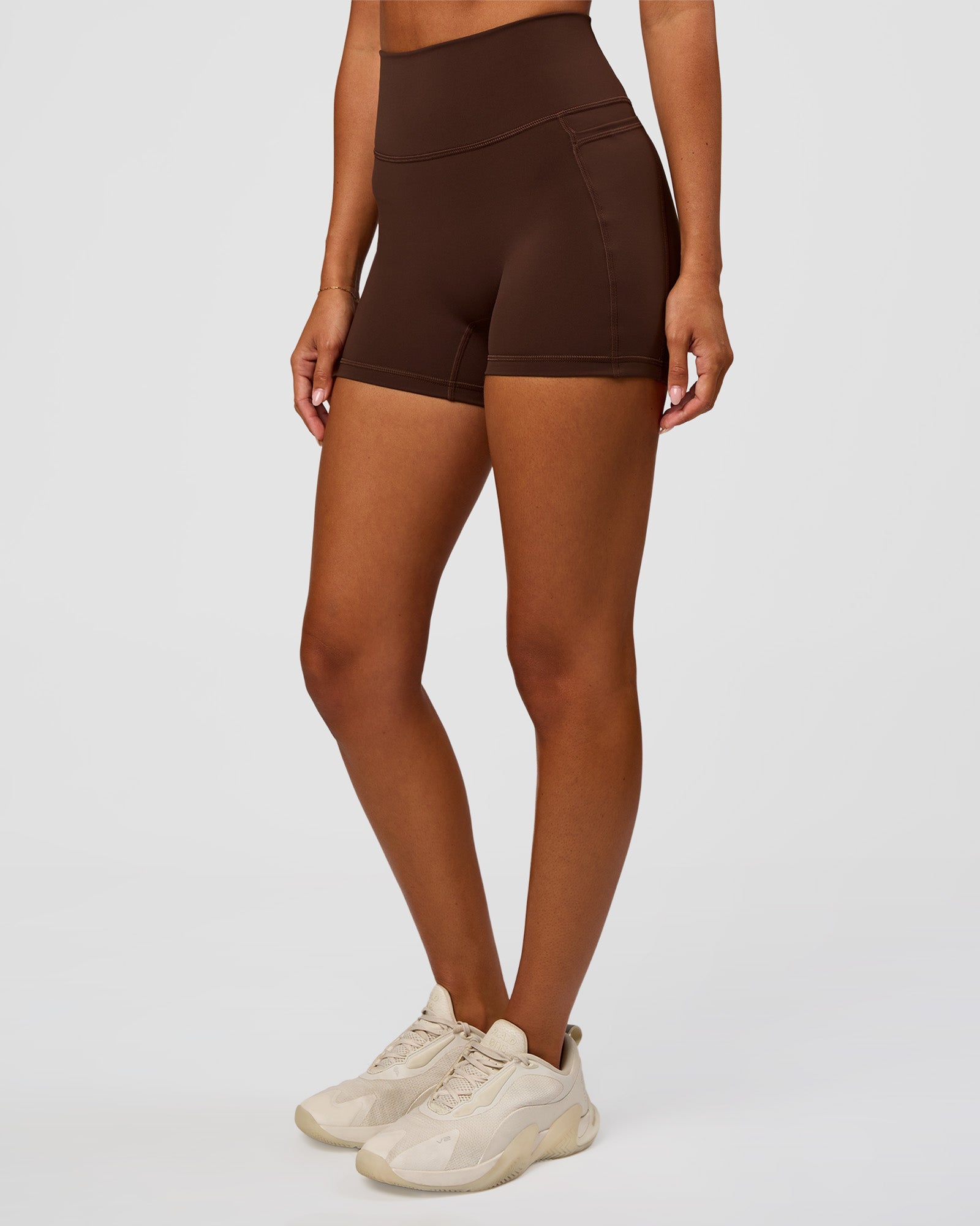 Fusion Ultra High-Rise 4" Short Pockets - Hot Chocolate | LSKD – LSKD US